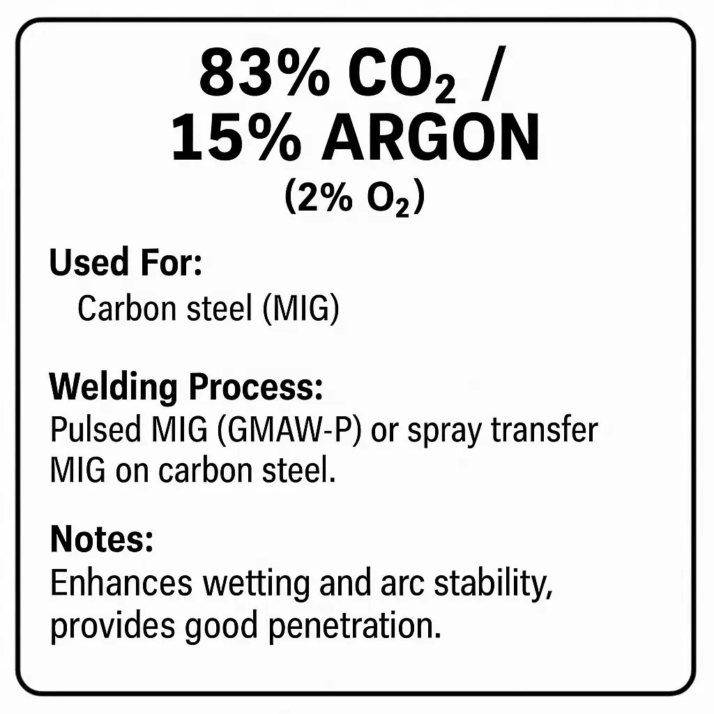 15% Argon CO₂ Gas Mix for MAG Welding | Shielding Gas Cylinders